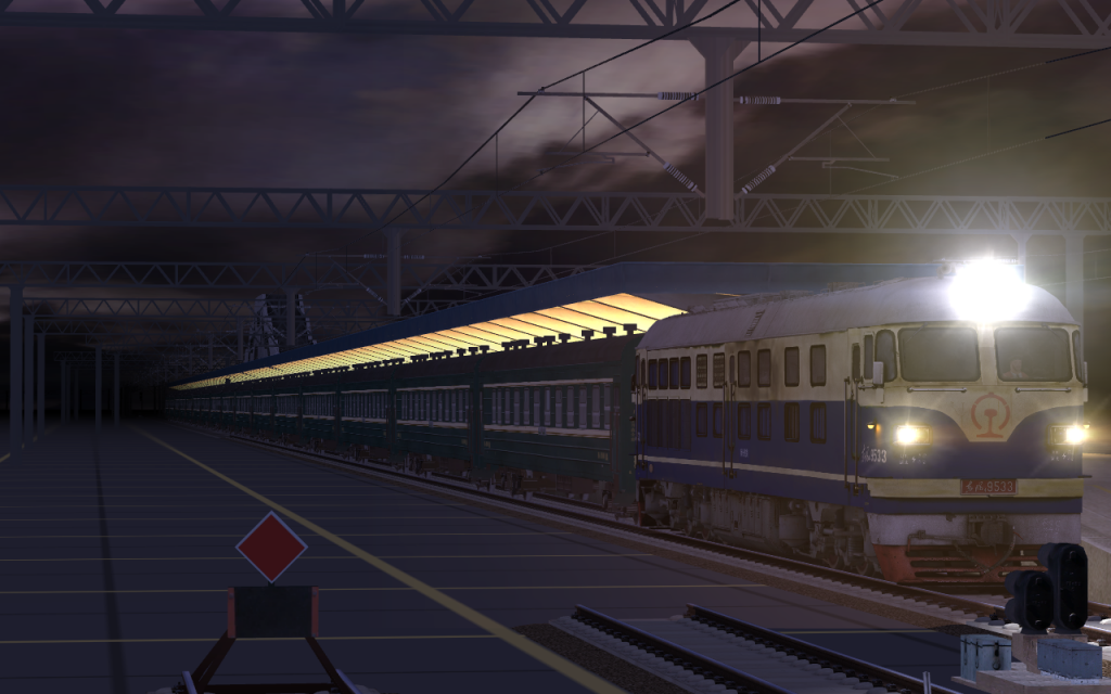 DF4B 9533 Diesel Lomocotive – Saunter Trainz